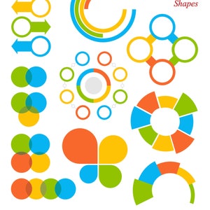 Infographic Shapes Presentation / Visualize Data, Compare Insights, and ...