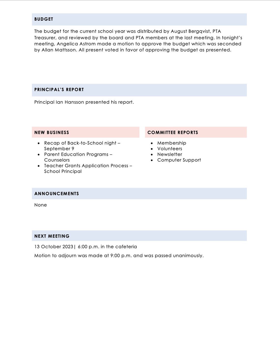 Professional Meeting Minutes Template / Meeting Tracker / Minutes ...