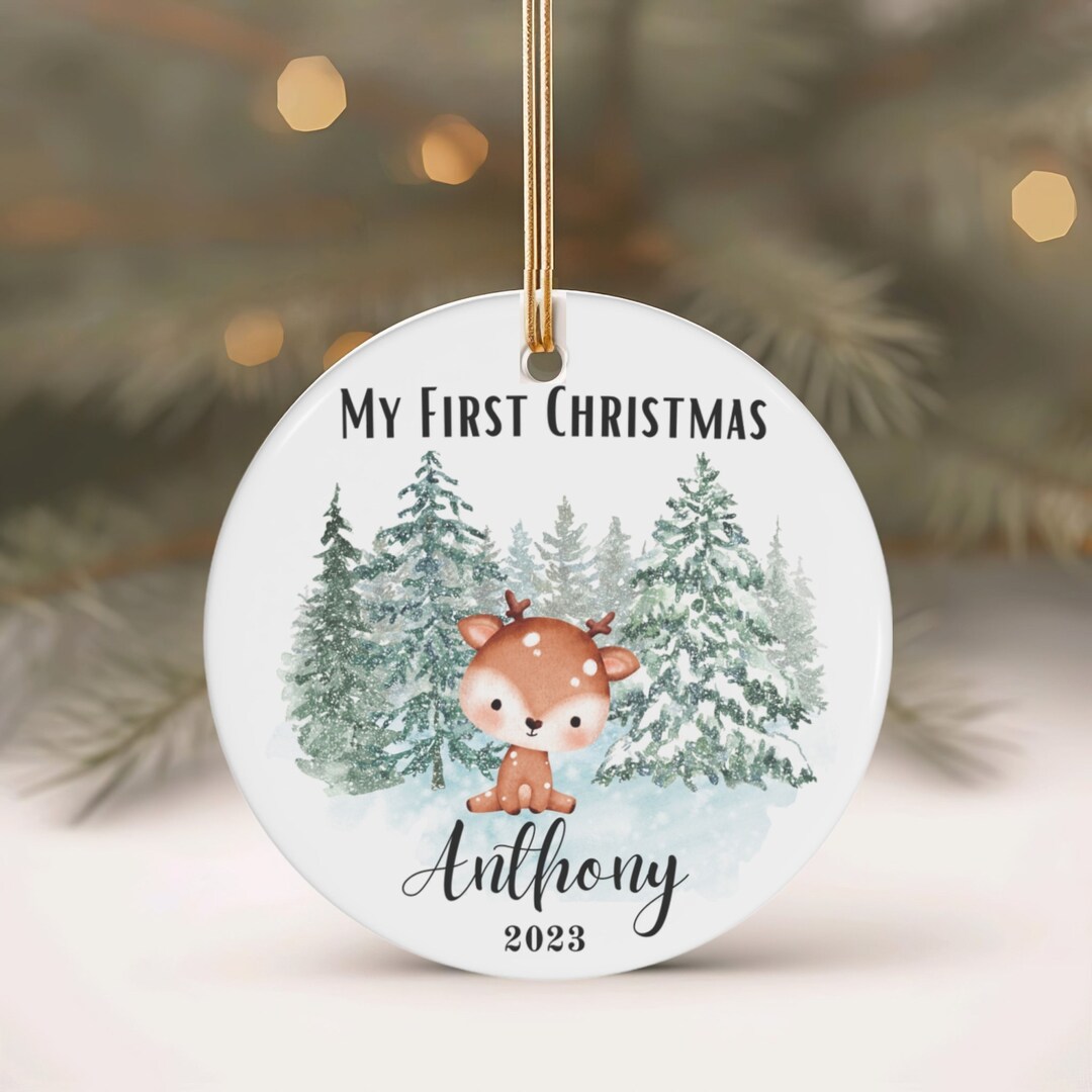 Baby First Christmas My First Christmas Personalized - Etsy