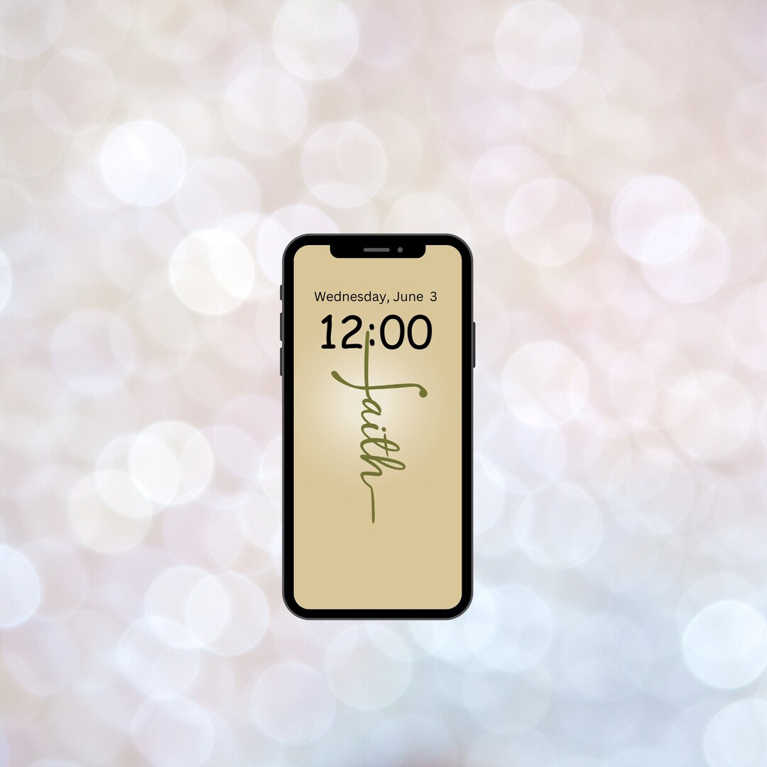 Faith iPhone Wallpaper| Christian Lock Screen| Aesthetic Background ...