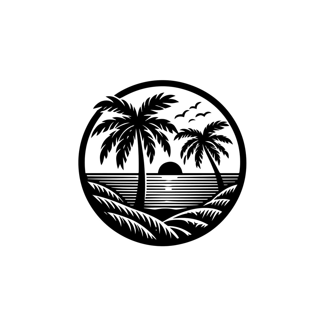 Palm Tree SVG, Beach Svg - Etsy