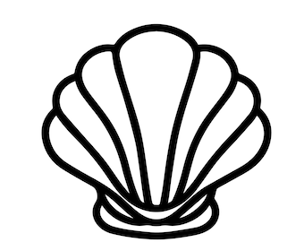 Seashell Instant Digital Download Svg, Png, Dxf, and Eps Files Included ...