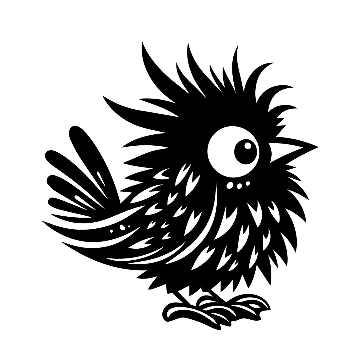 Cartoon Bird SVG Bundle, Bird Silhouette, Png,vector, Commercial Use ...