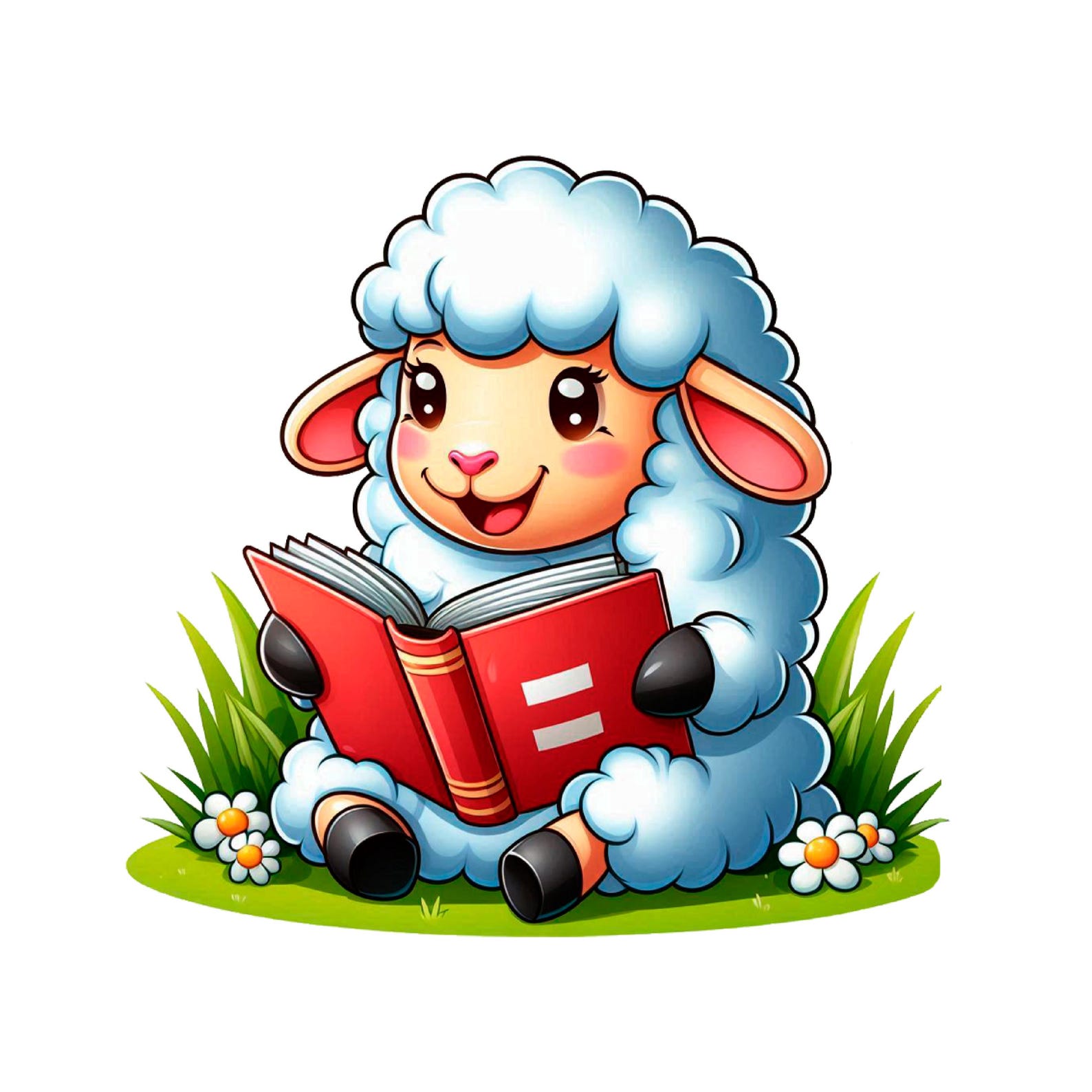Funny Sheep Clipart Bundle | Quirky Sheep Clipart Bundle | Silly Farm ...