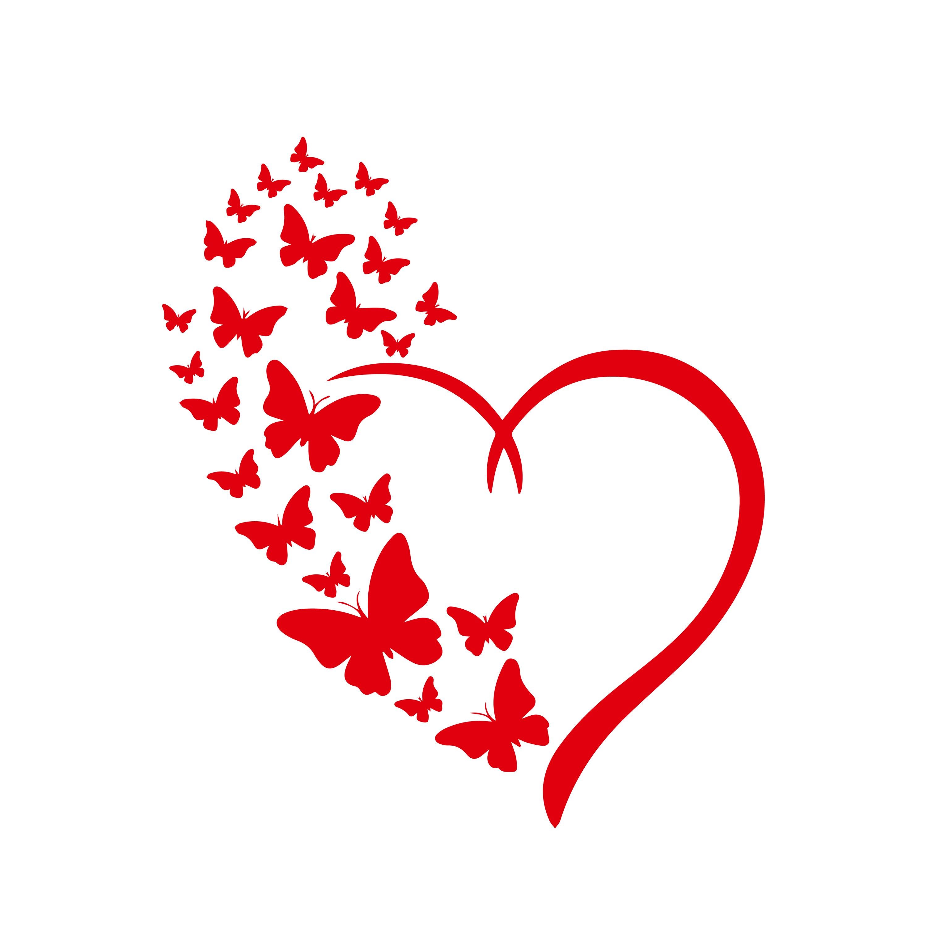 Butterfly Heart SVG, Valentine SVG, Valentines Day Shirt SVG, Love Svg ...