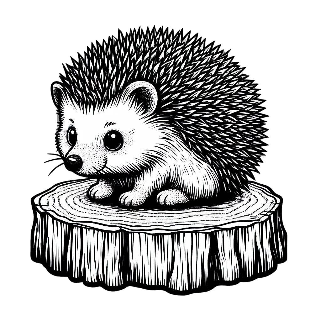 Cute Hedgehog Svg - Etsy