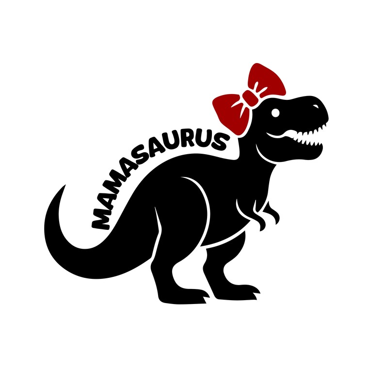 Mamasaurus Svg / Mama Saurus T-rex Dinosaur / Jurasskicked Shirt Family ...