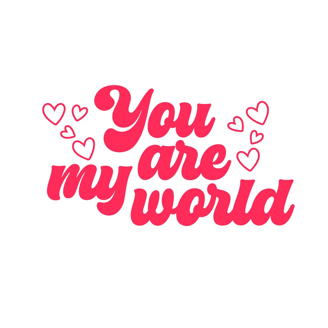 You Are My World Svg, Layered Love SVG, Valentine's Day Shirt Svg ...