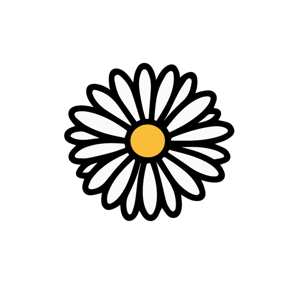 Daisy SVG, Daisy, Svg, Png, Flower SVG, Spring SVG, Digital Download ...