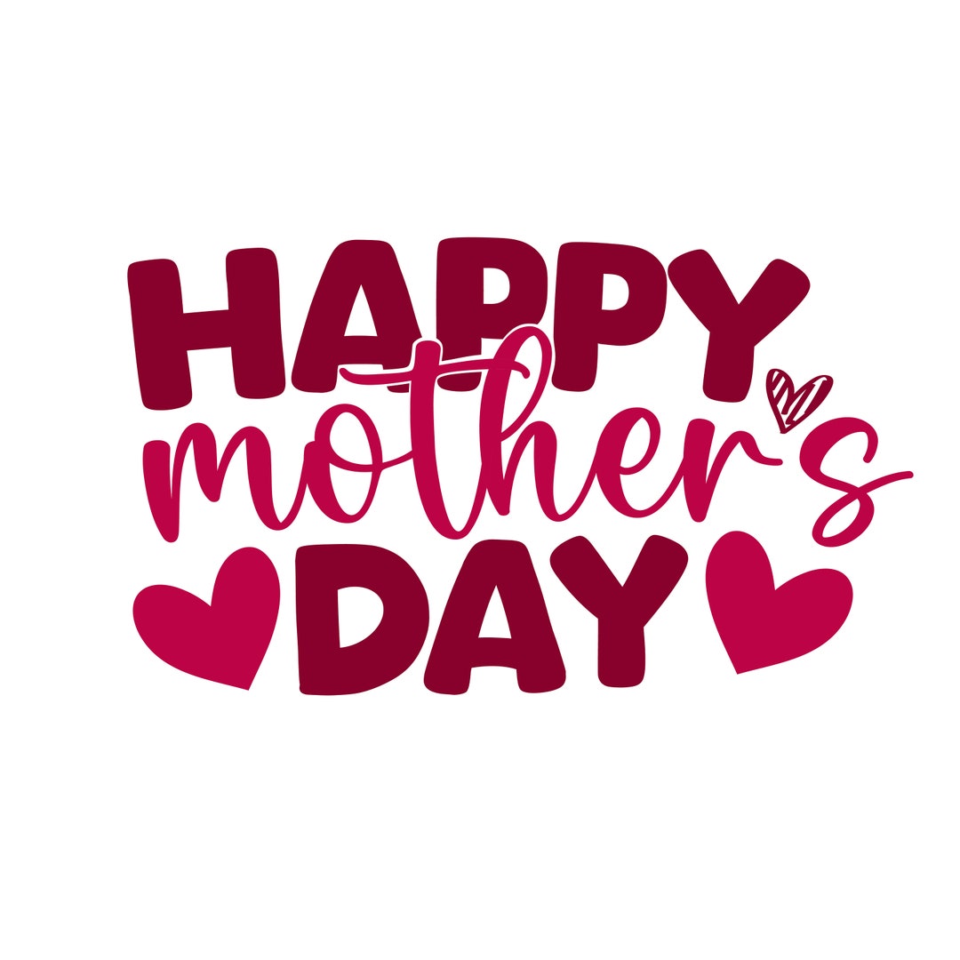 Happy Mother Day Svg, Happy Mother Day Cake Topper Svg, Mother Day Gift ...