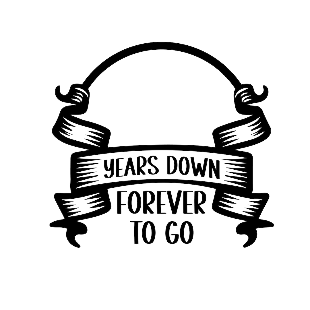 Forever to Go Template - (year Font Included) - Celebrating an ...