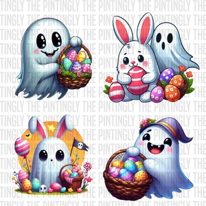 Easter Ghost PNG Sublimation, Easter Cute Ghost Svg, Easter Bunny Png, Easter Png,easter Egg PNG ...