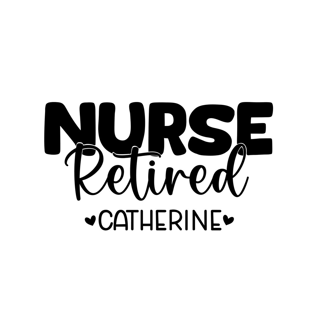 Retired Nurse Svg, Retired Nurse Png, Nurse Life Svg, Retirement Svg ...