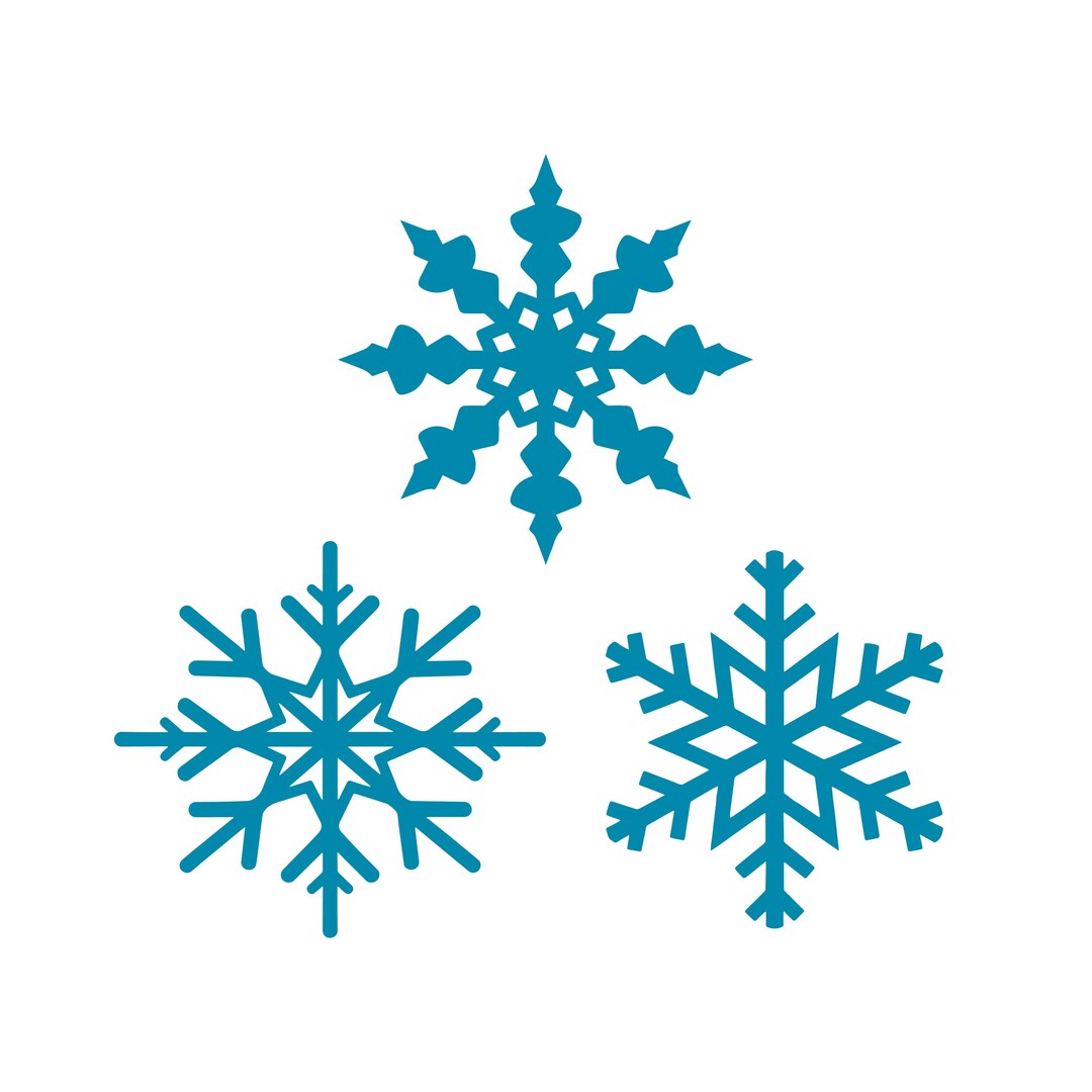 Snowflake SVG | Simple Snowflake Cut File | Download for Cricut ...
