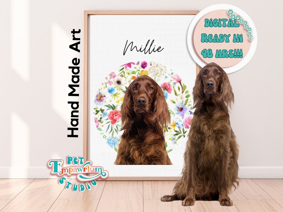 Custom Pet Portraits From Photos Dog and Cat Portraits Pet - Etsy