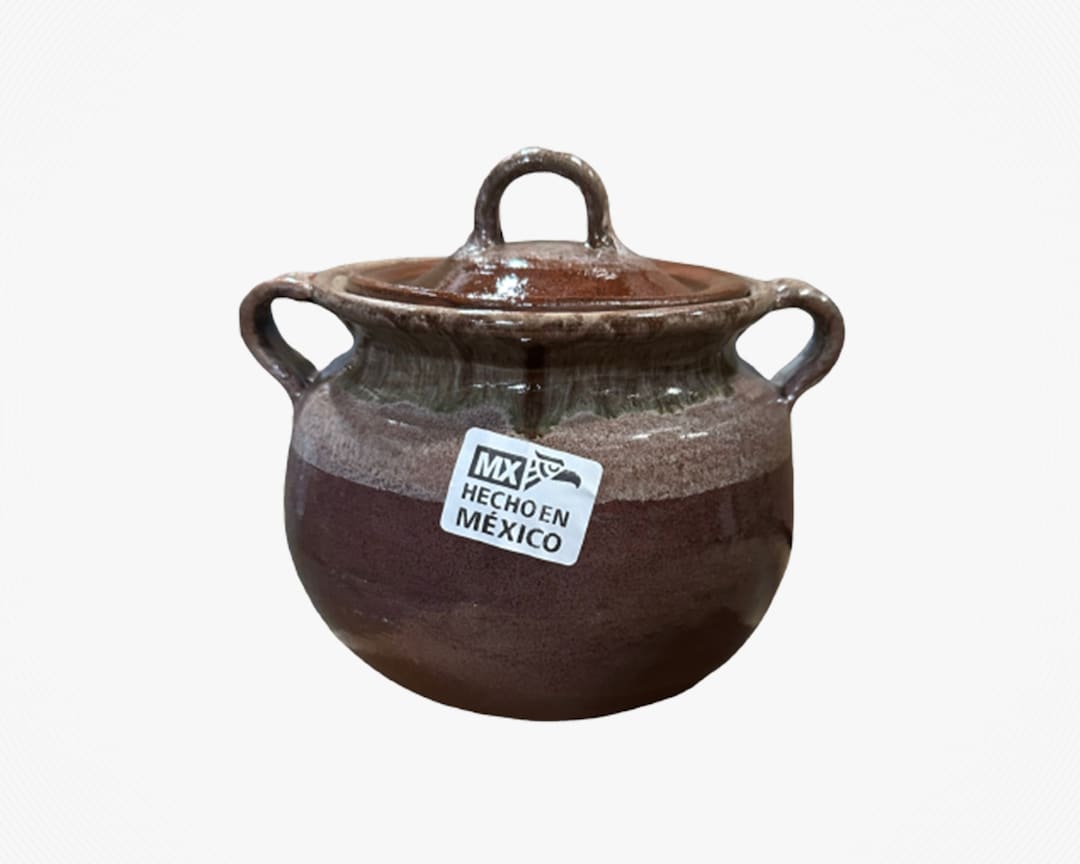 Mexican Hand-painted Ceramic Olla C/tapa, Handmade Olla C/tapa, Mexican ...