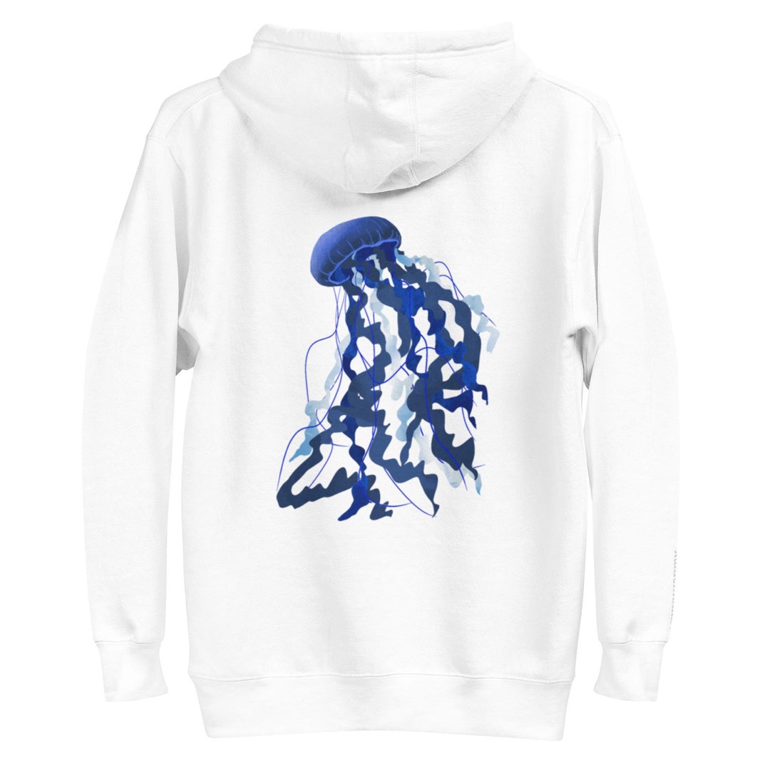 Jelly-ish, Jellyfish Hoodie, Kahlemonart, Ocean Lover Gift, Unisex ...