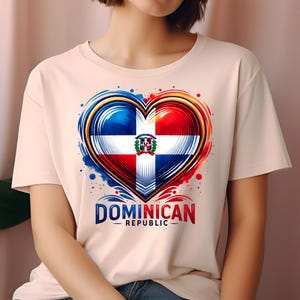 Dominican Heart PNG Sublimation Designs Dominican Republic PNG ...
