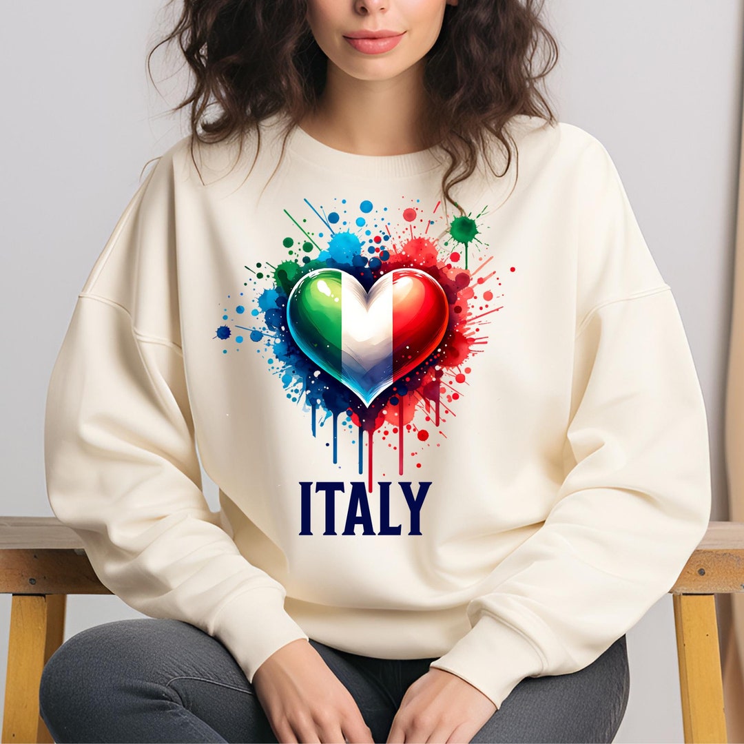 Italy Heart PNG Sublimation Designs Italian Design Flag Sublimation ...
