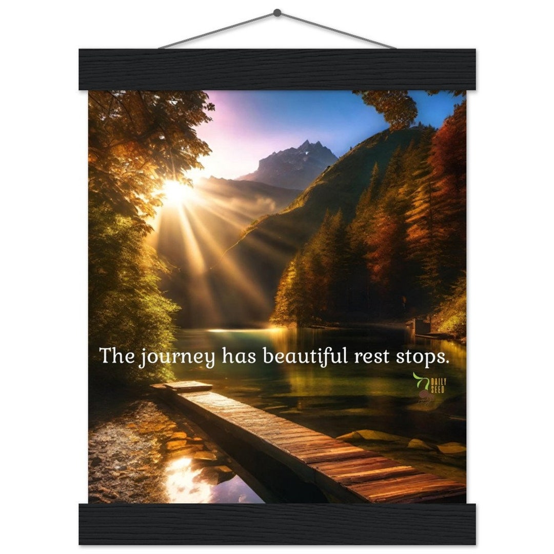 Daily Seed Journey Classic Semi-glossy Paper Poster With - Etsy