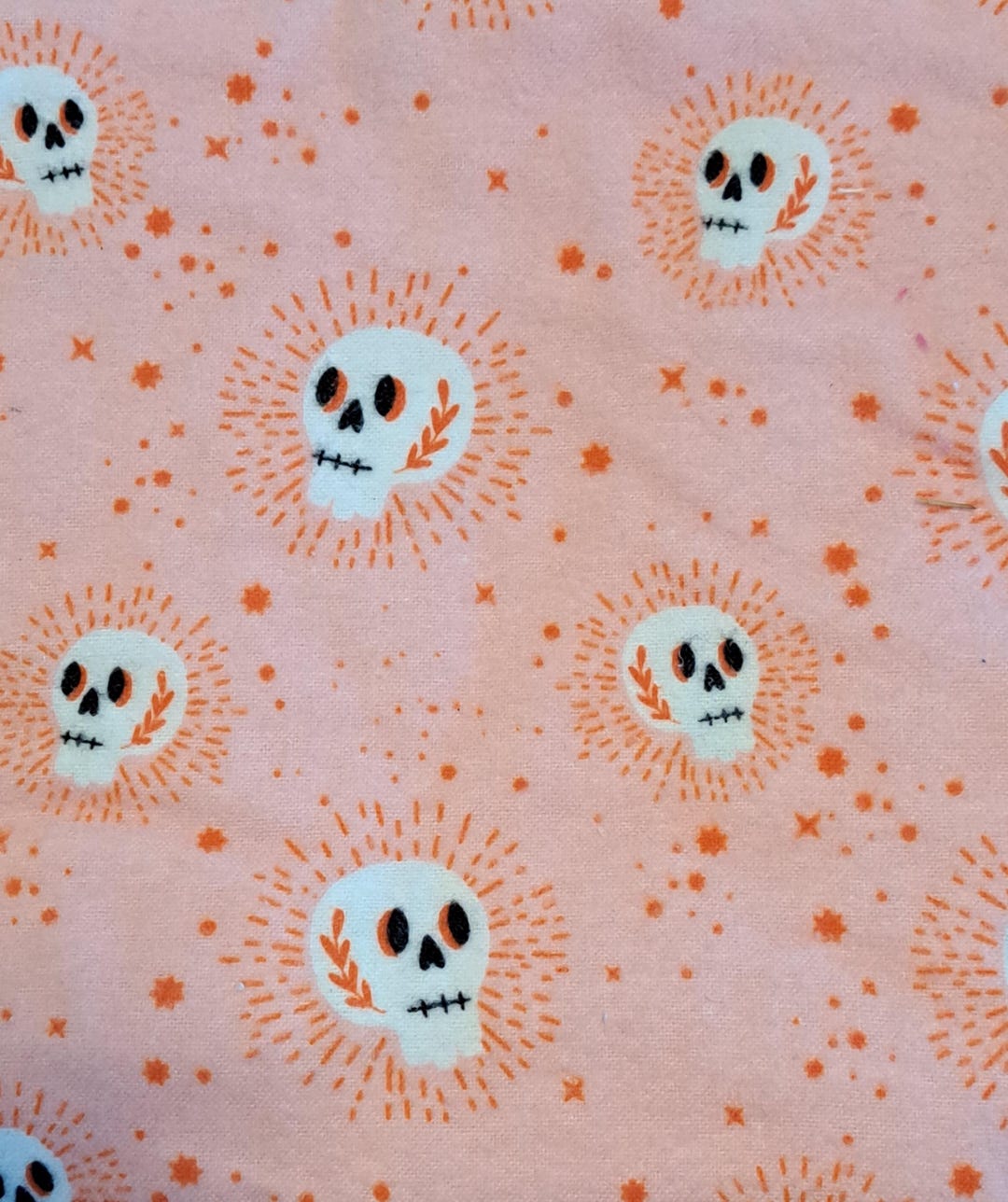 Flannel Fitted Skull Halloween Crib Sheet-nursery Sheet-toddler Bed ...