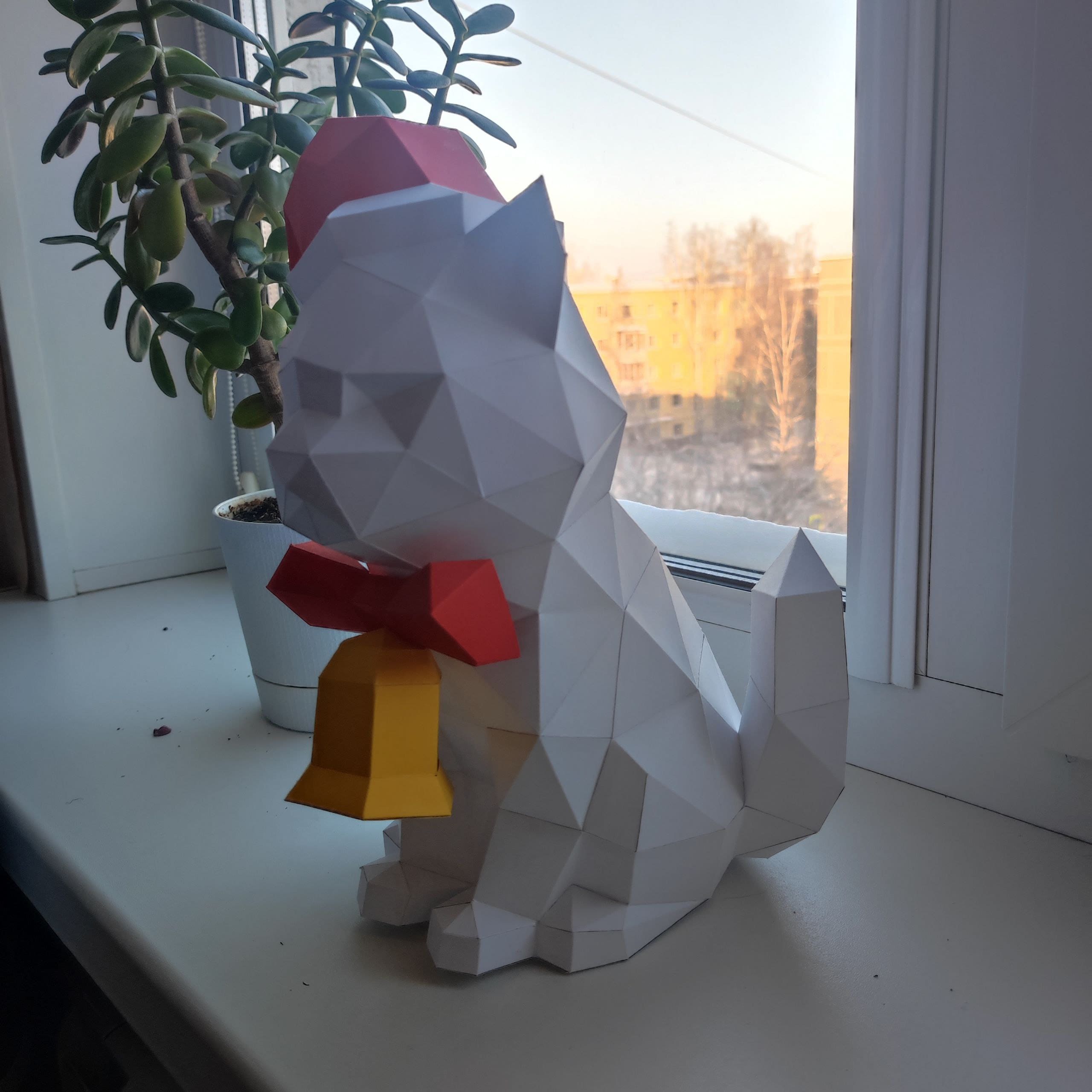 DIY Santacat Papercraft: Christmas Cat PDF Pattern - Etsy