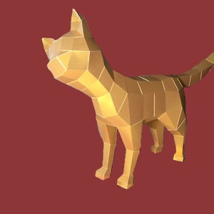 Cat Papercraft Template You Will Do It Very Easily With Step by Step ...