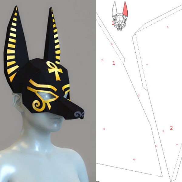 Anubis Mask - Etsy