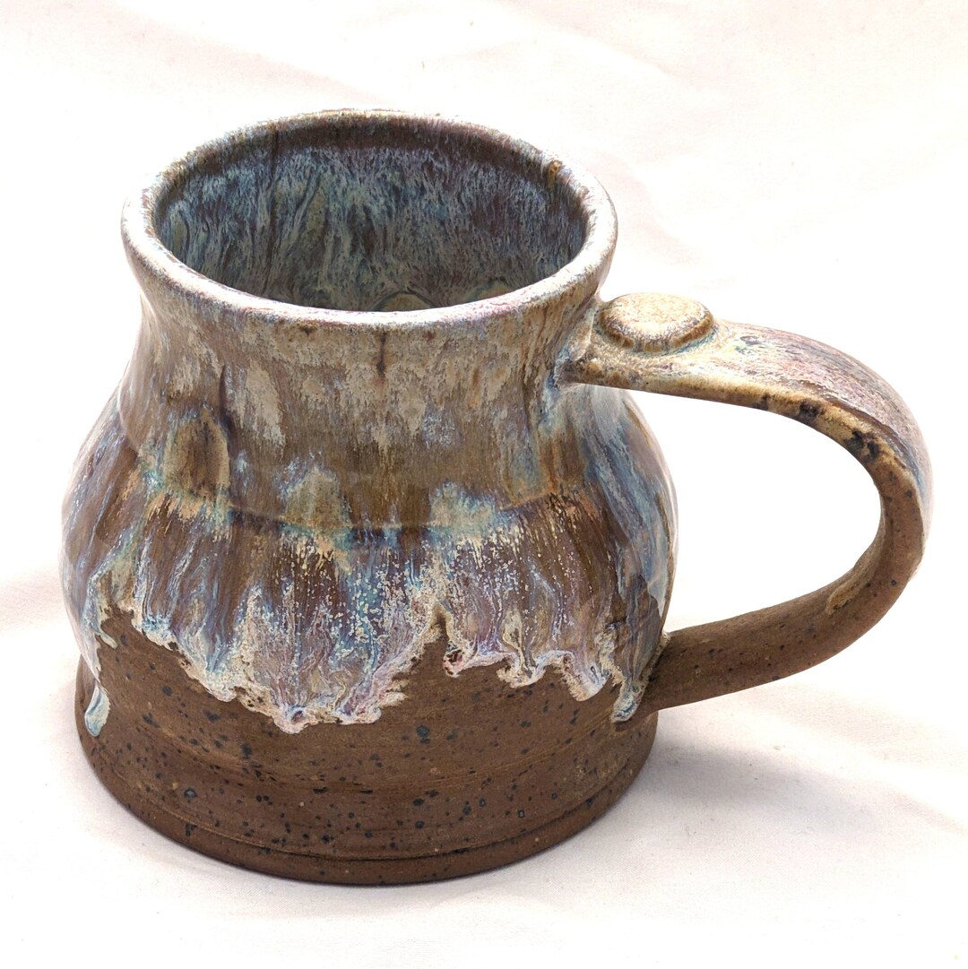 Big Turtle Coffee Mug, Earthy Mug, Pottery Mug, Big Mug, Rustic Mug ...