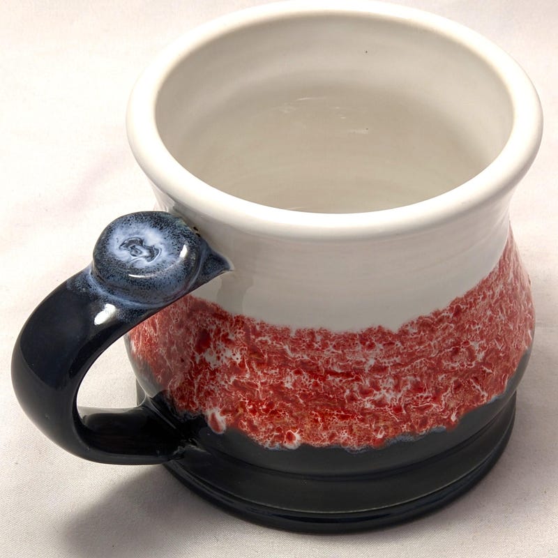 Red Mug - Etsy