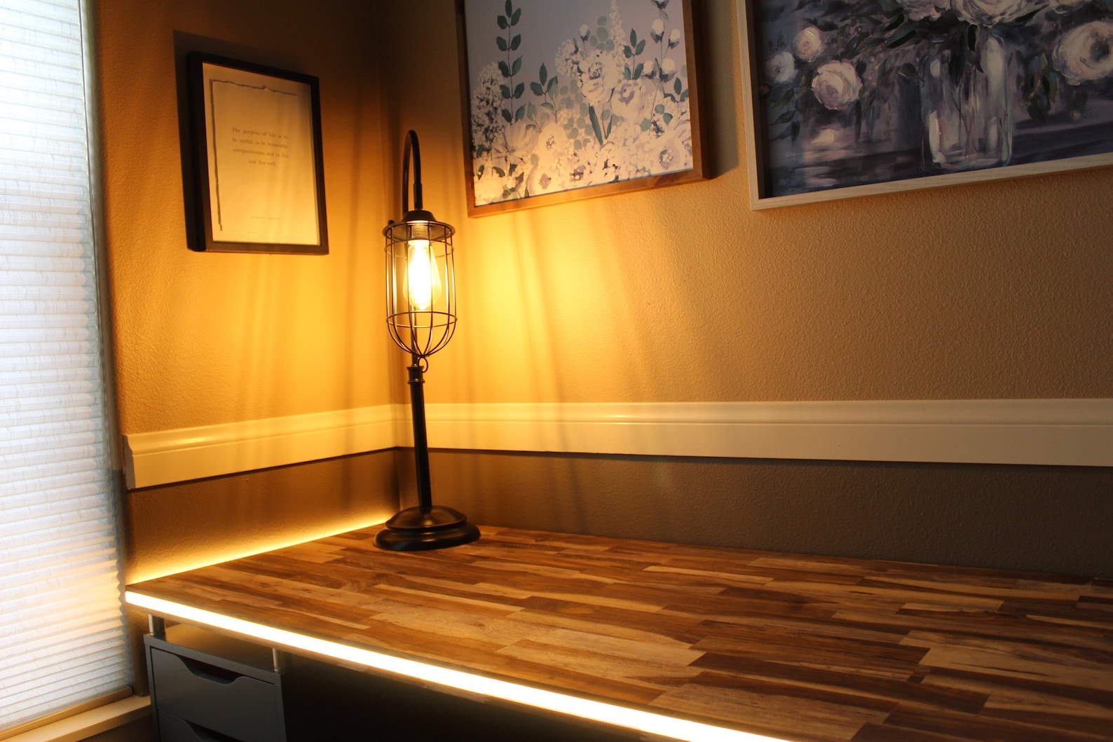 Butcher Block Office Desk Top / Table Top / Island Counter Top With ...