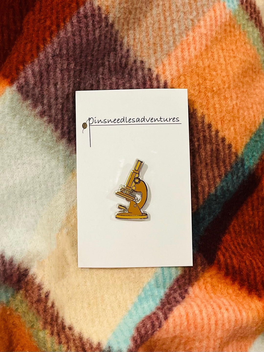 Microscope Pin - Etsy