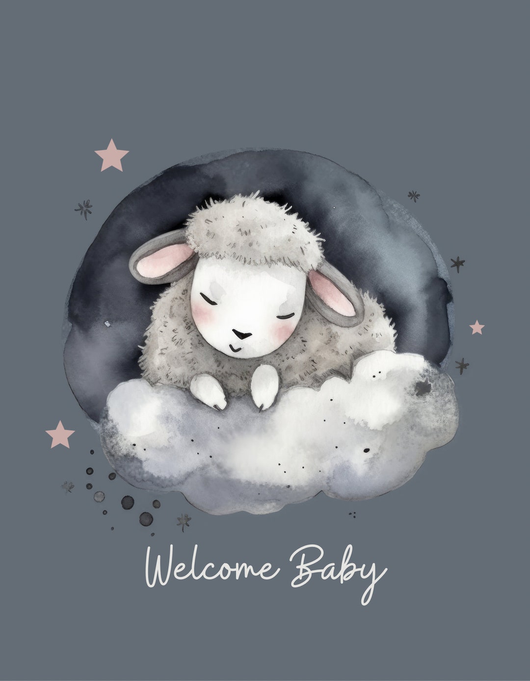 Welcome Baby Wall Art Digital Download - Etsy
