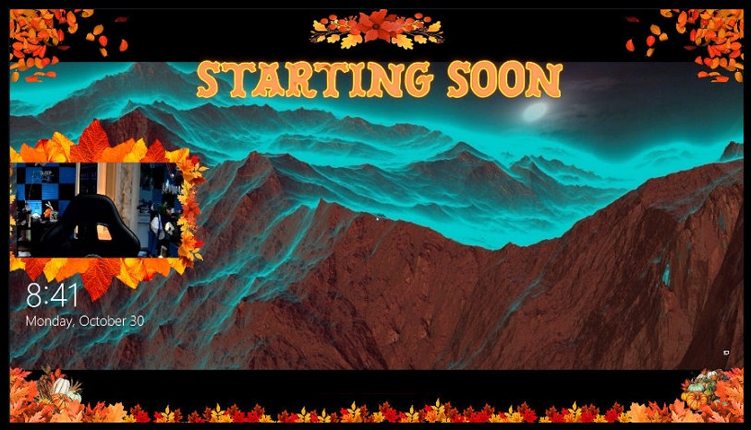 Fall Theme Overlay Pack - Etsy