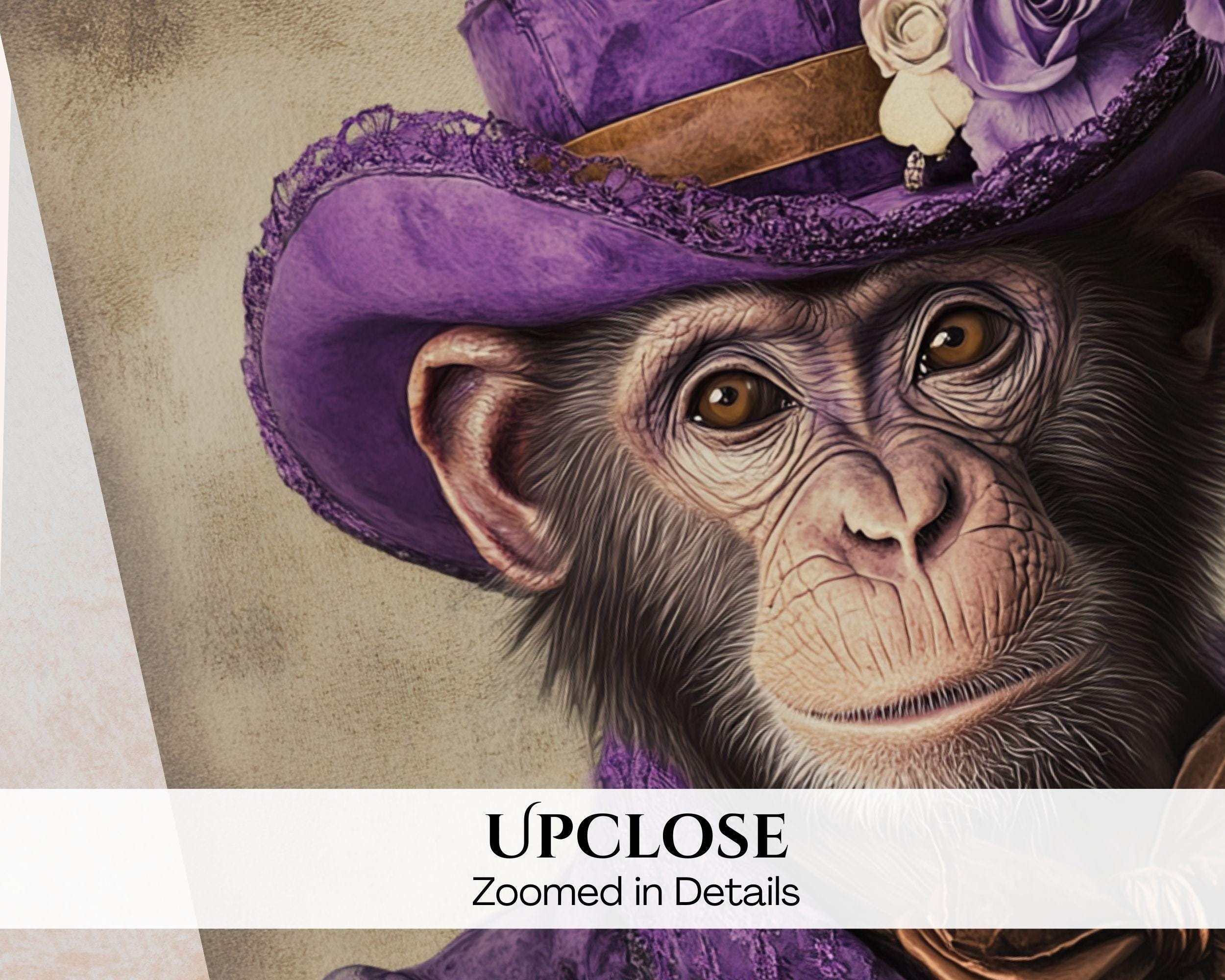 Monkey Art, Monkey Man, Monkey Lady, Lord, Aristocrat, Victorian ...