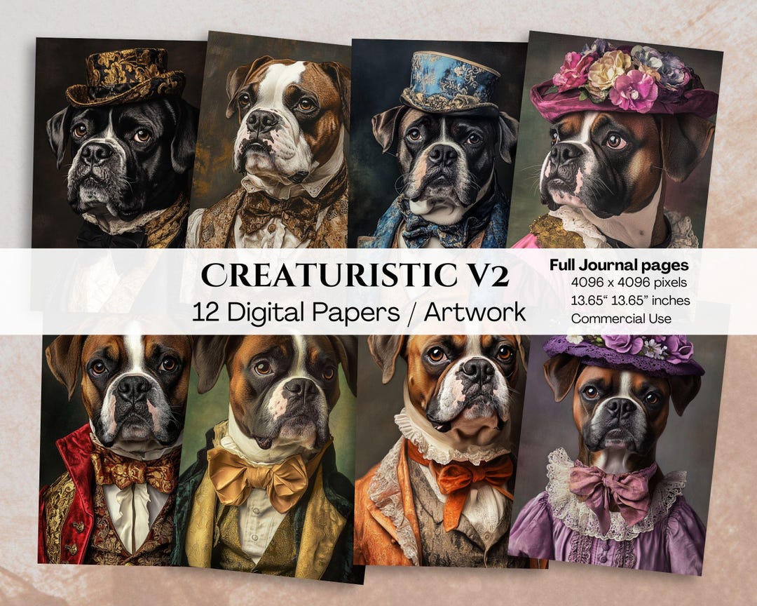 Boxer Renaissance Dog, Gentleman Lady, Animal Art, Medieval, Wearing ...