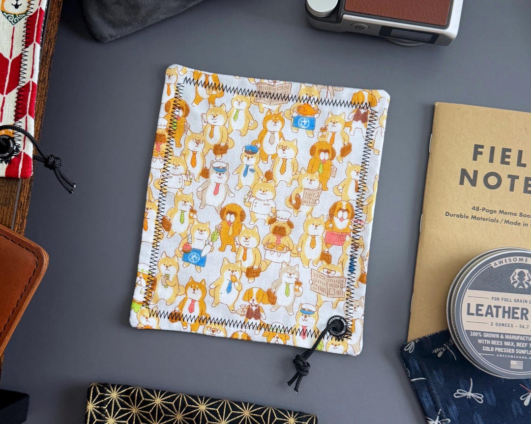 Shiba Inu Town Hank | Modern Handkerchief | Oriental Dog Town Pattern ...