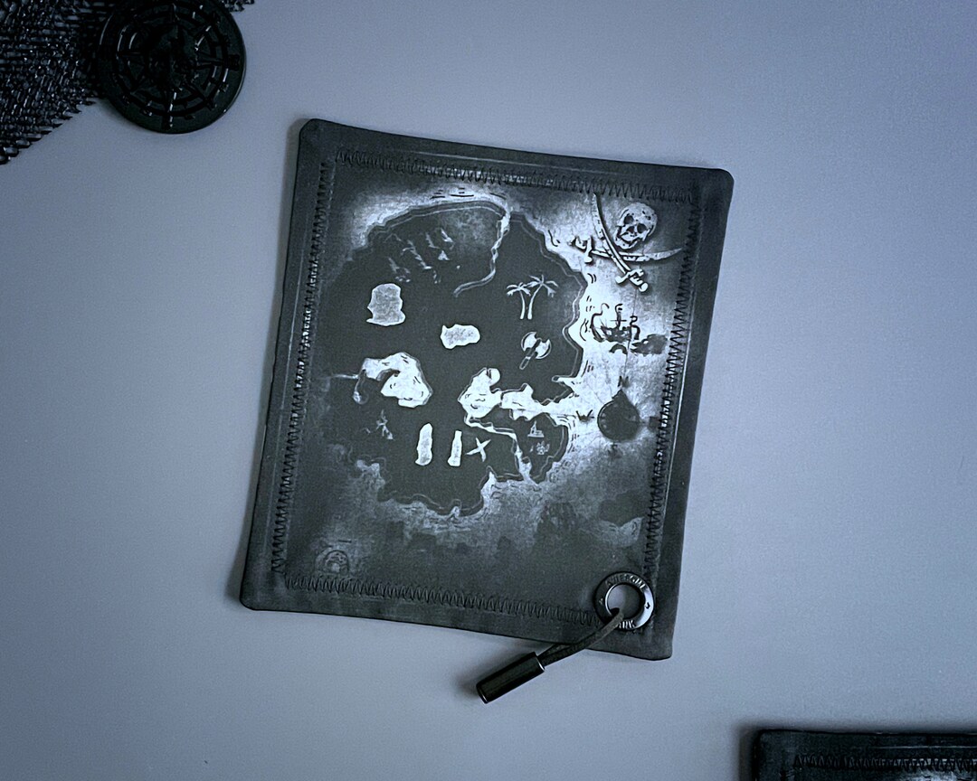 Barbarian Darkness Map Hank EDC Handkerchief Skull Island - Etsy