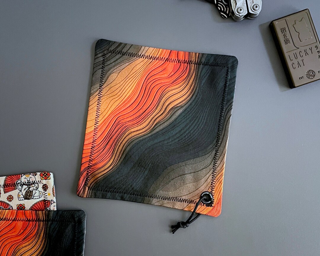 Canyon Hank | Modern Handkerchief | Orange and Black Canyon Style Hank ...
