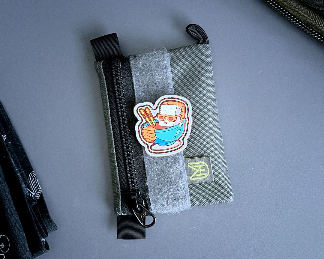 Sushi Ramen Patch PVC Morale Patch Ramen Style With Sushi Illustration ...