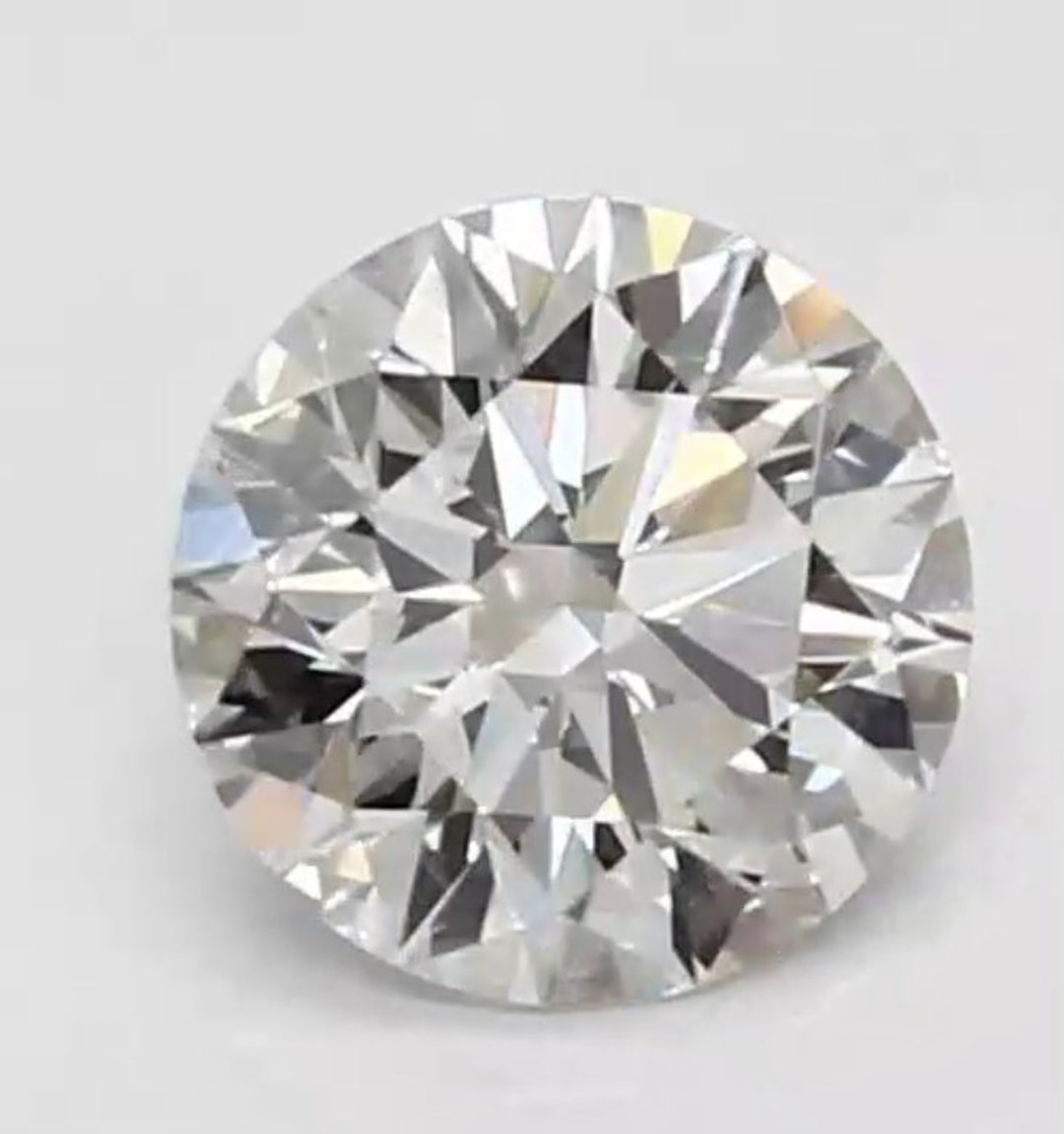 1 Carat VS2 Clarity F Color Excellent Brilliant Round Cut Lab Grown ...