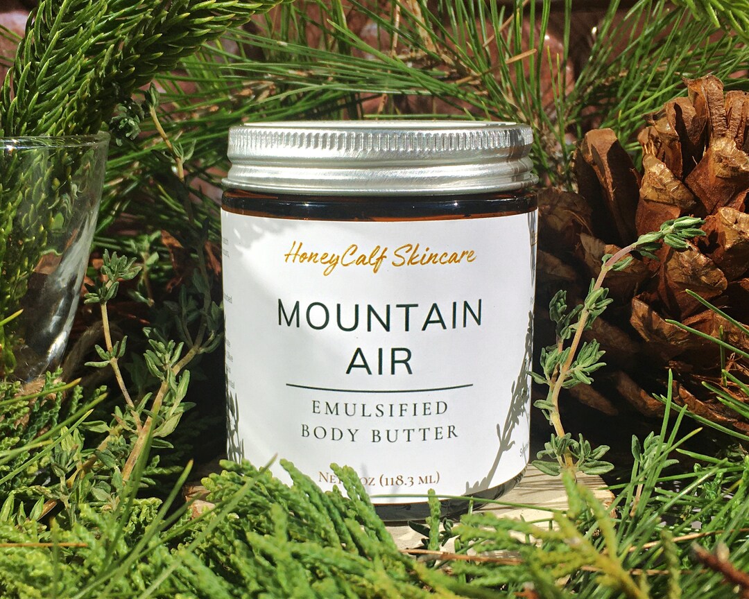 Emulsified Body Butter, Mountain Air. Grassfed Tallow, Natural Skincare ...