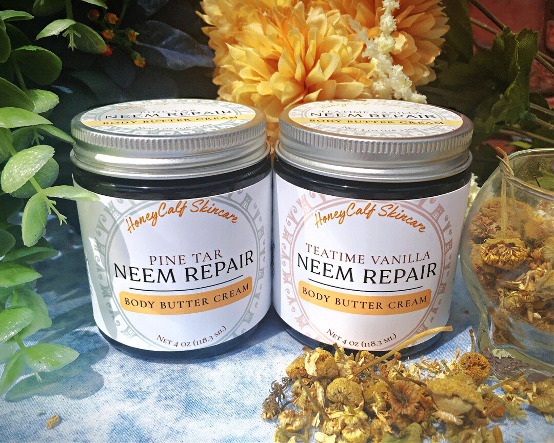 Neem Repair Tallow Body Butter Cream, All Natural Skincare Tallow ...