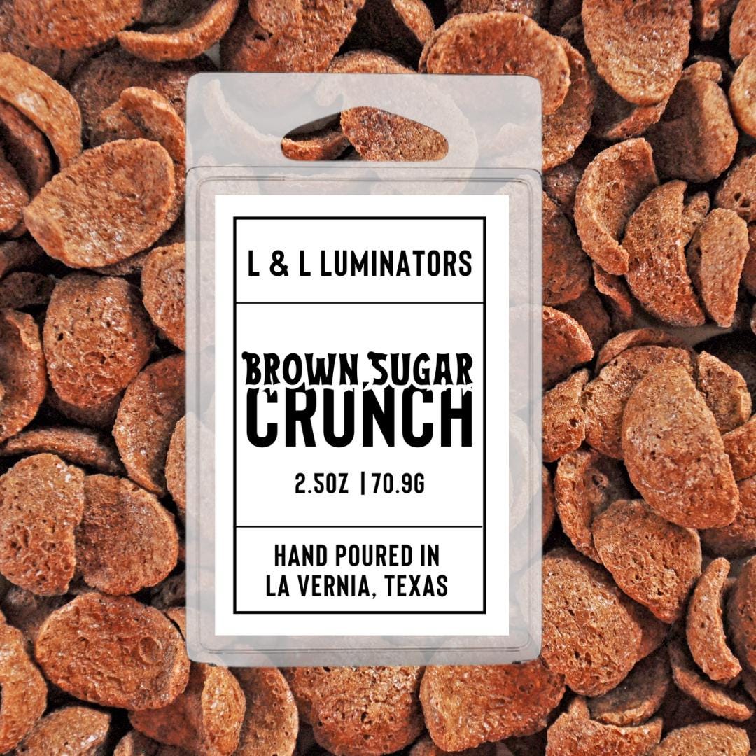 Brown Sugar Crunch Wax Melt, Moose Munch, Scented Wax Cubes, Home ...