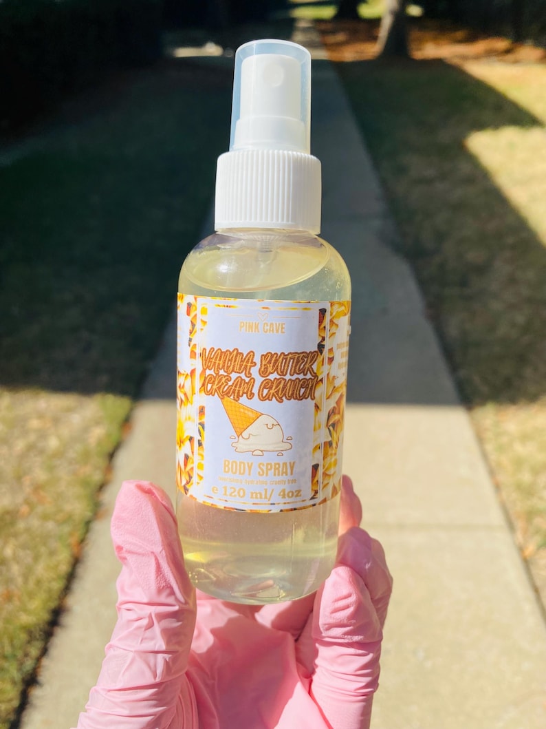 Vanilla Butter Cream Crunch Body Spray - Etsy