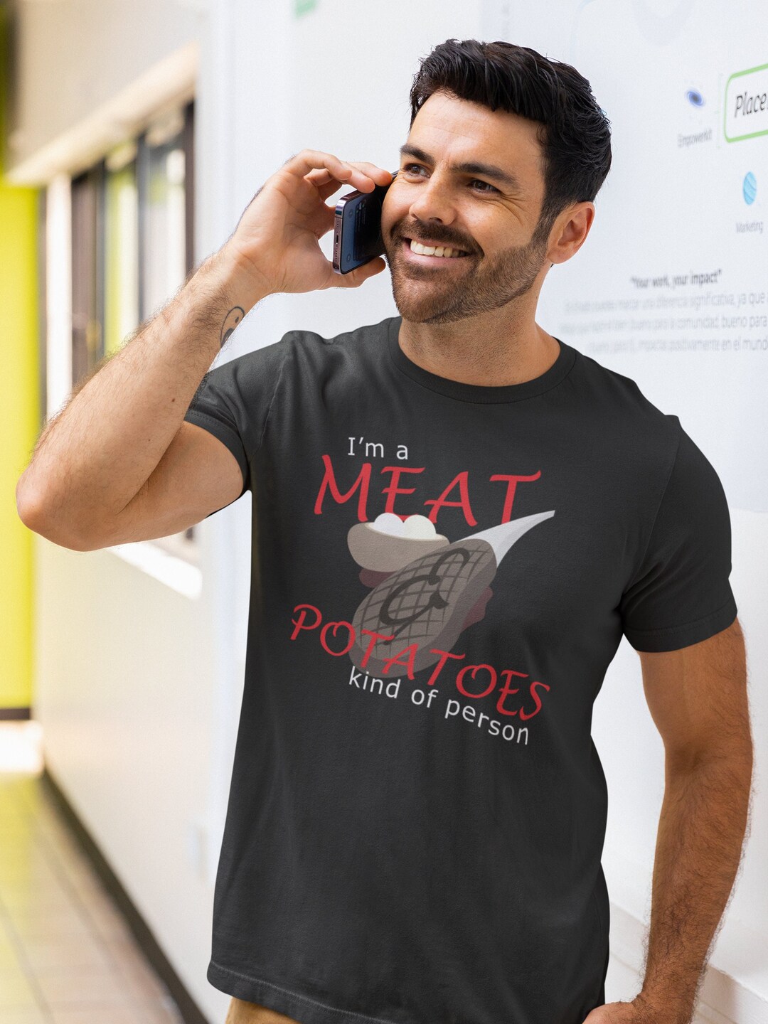 Meat and Potatoes, Meat & Potatoes, Steak, Food Tee, Steak T-shirt ...