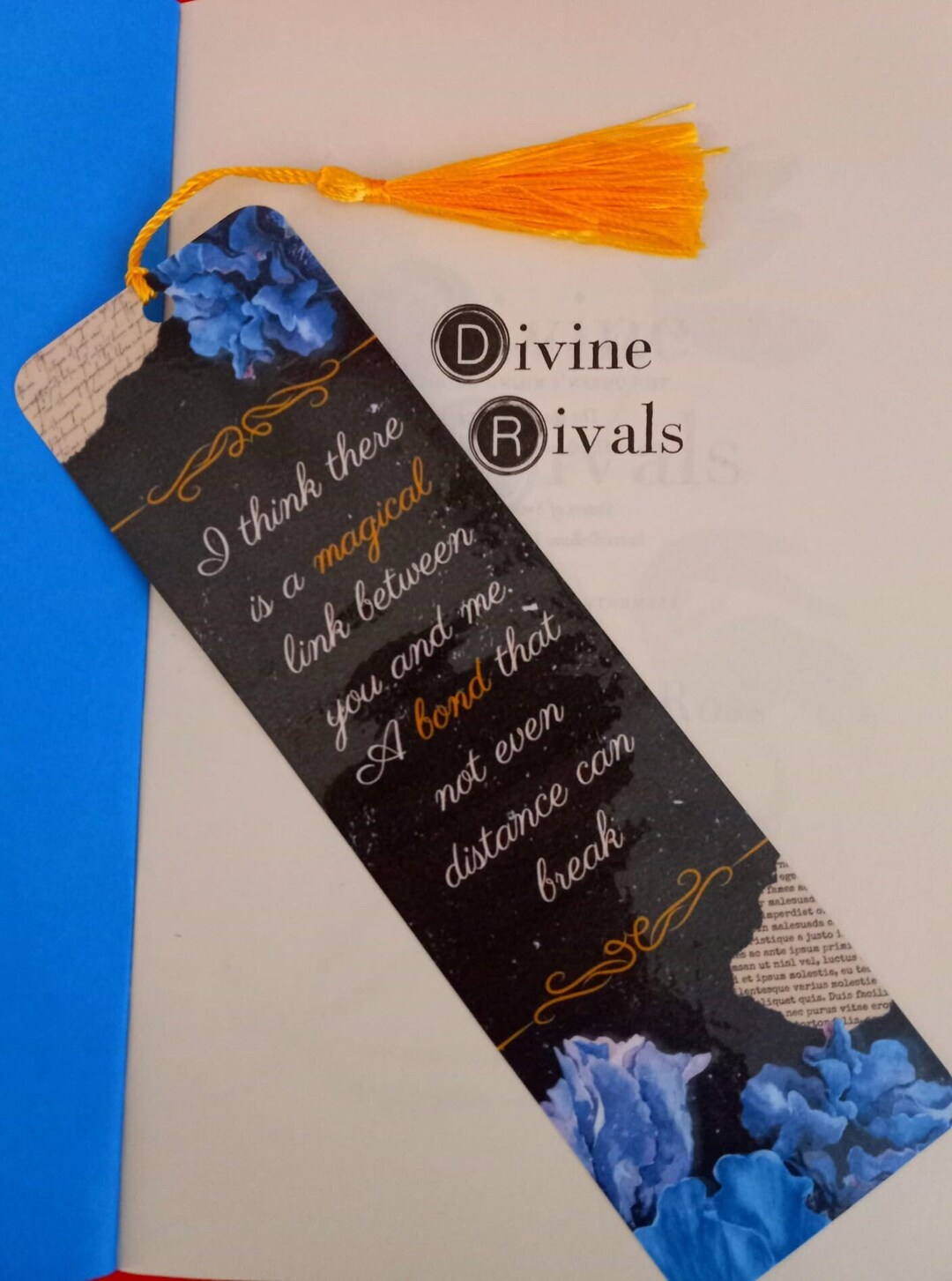 A Magical Link | Divine Rivals Inspired Bookmark | Romance | Fantasy ...