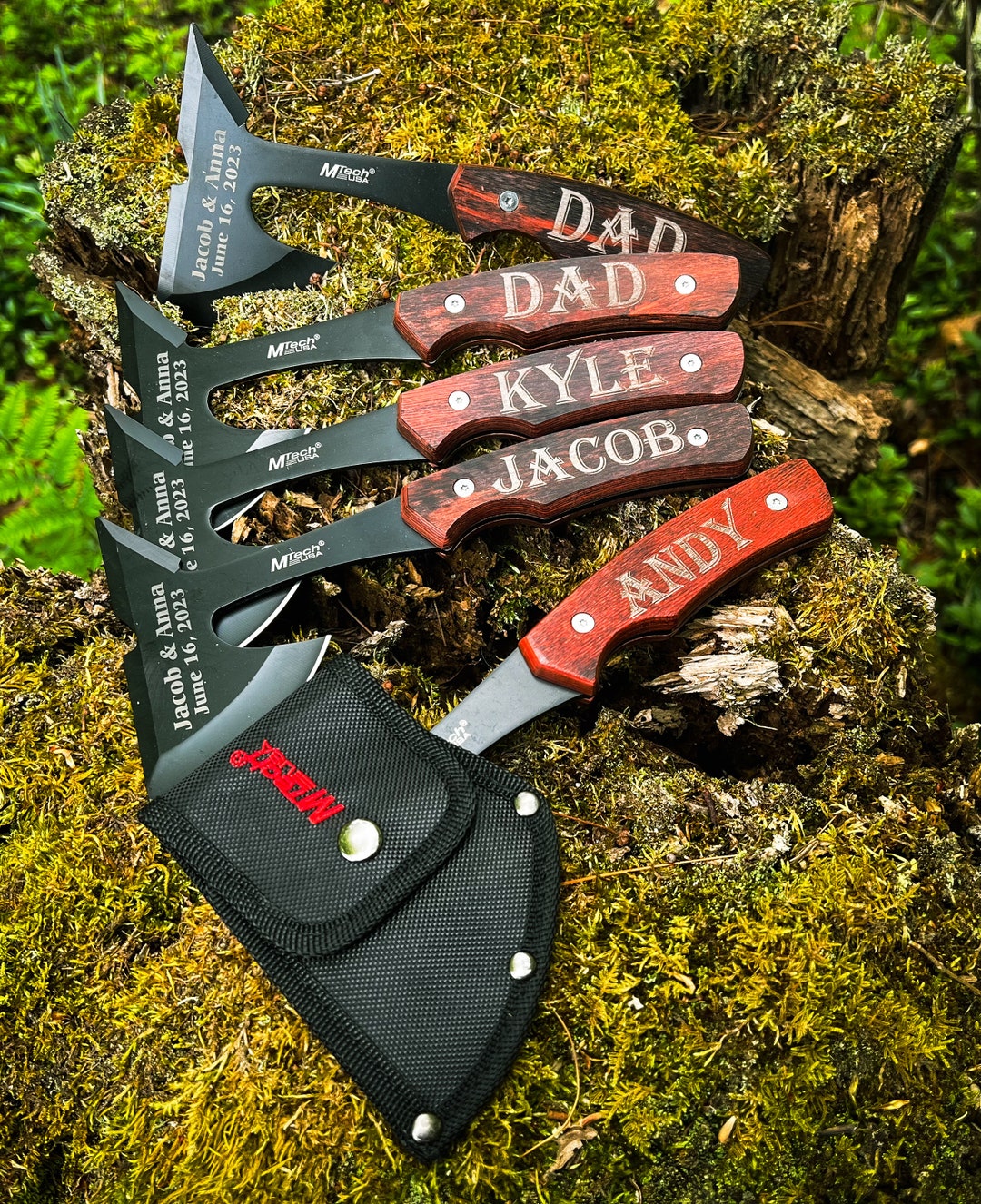 Personalized Engraved Hatchet Set: Groomsmen Gift, Bachelor Party ...