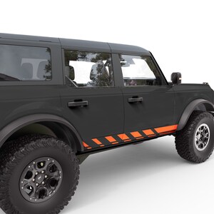For Ford Bronco Sticker 2021. Lower Rocker Panel Stripe Door Decals ...