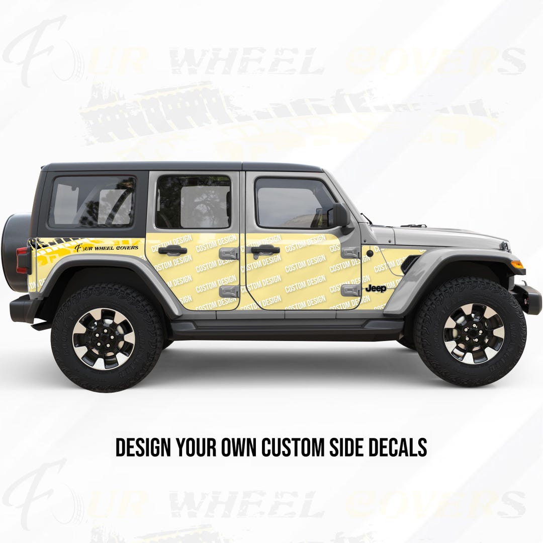Custom Side Decals Graphics for Jeep Wrangler. Enjoy Your Imagination ...